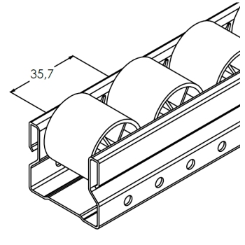 Roller tracks | order online | Multitube Engineering